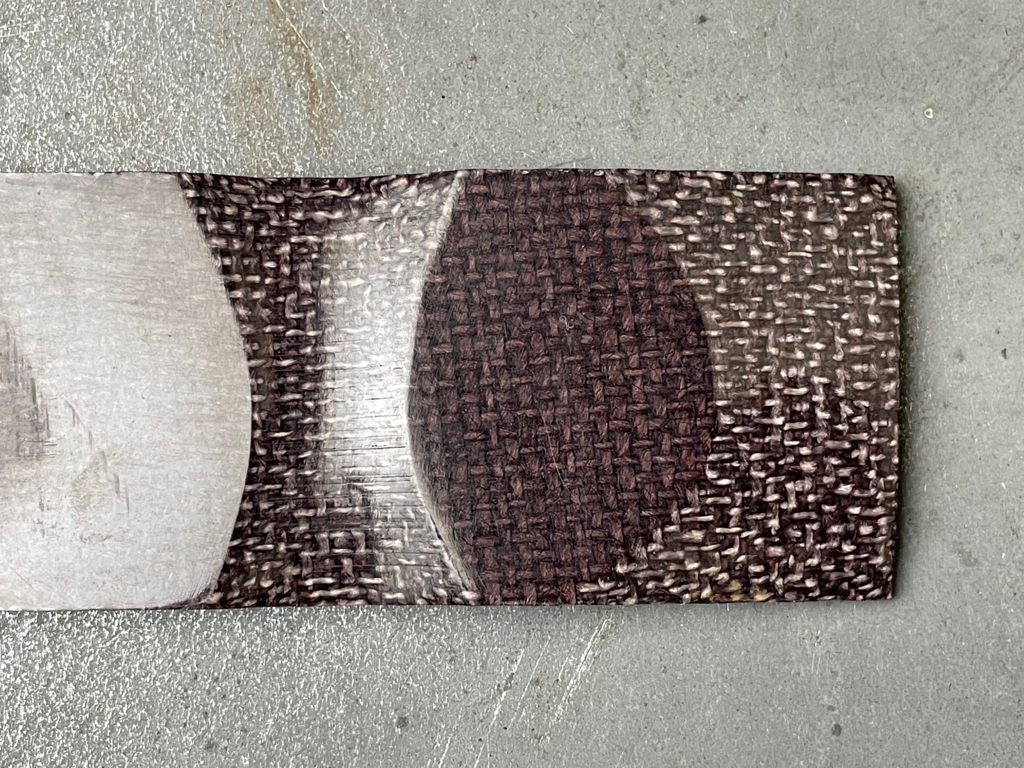 Jute Micarta Braun - Alles für den Messermacher, Messermacherbedarf ...