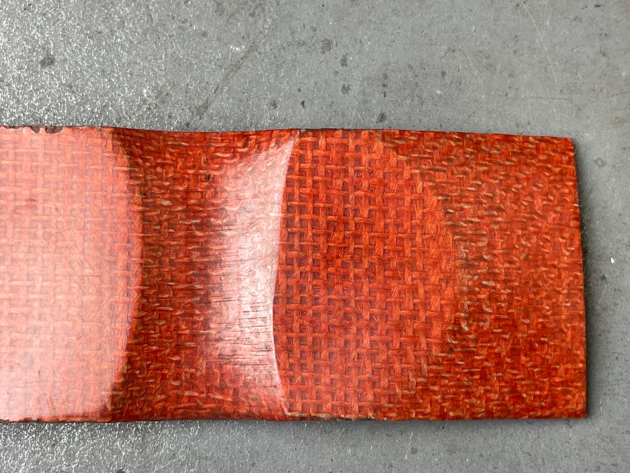 Jute Micarta Orange - Alles für den Messermacher, Messermacherbedarf ...