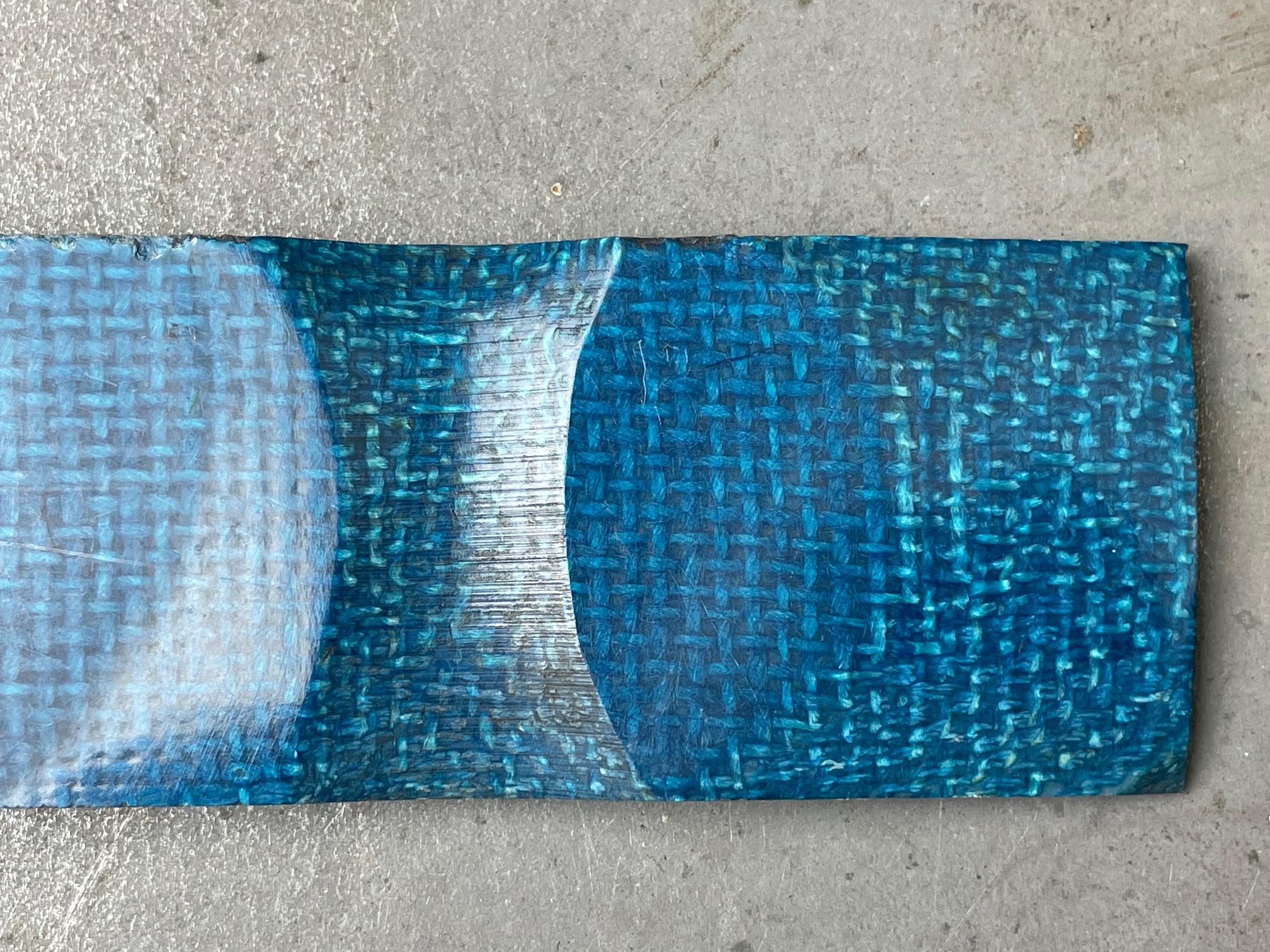 Jute Micarta Aqua - Alles für den Messermacher, Messermacherbedarf ...