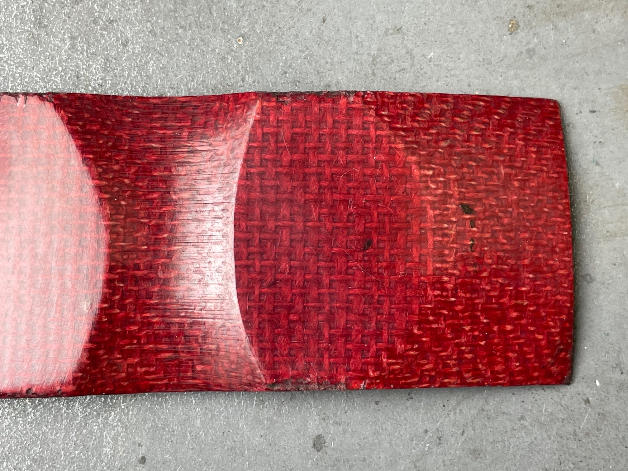Jute Micarta Rot - Alles für den Messermacher, Messermacherbedarf ...
